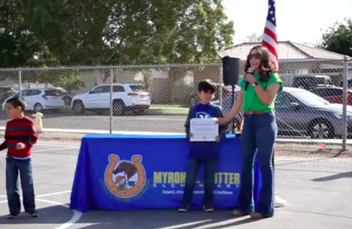March Student of The Month Assemblies | Myron D. Witter School